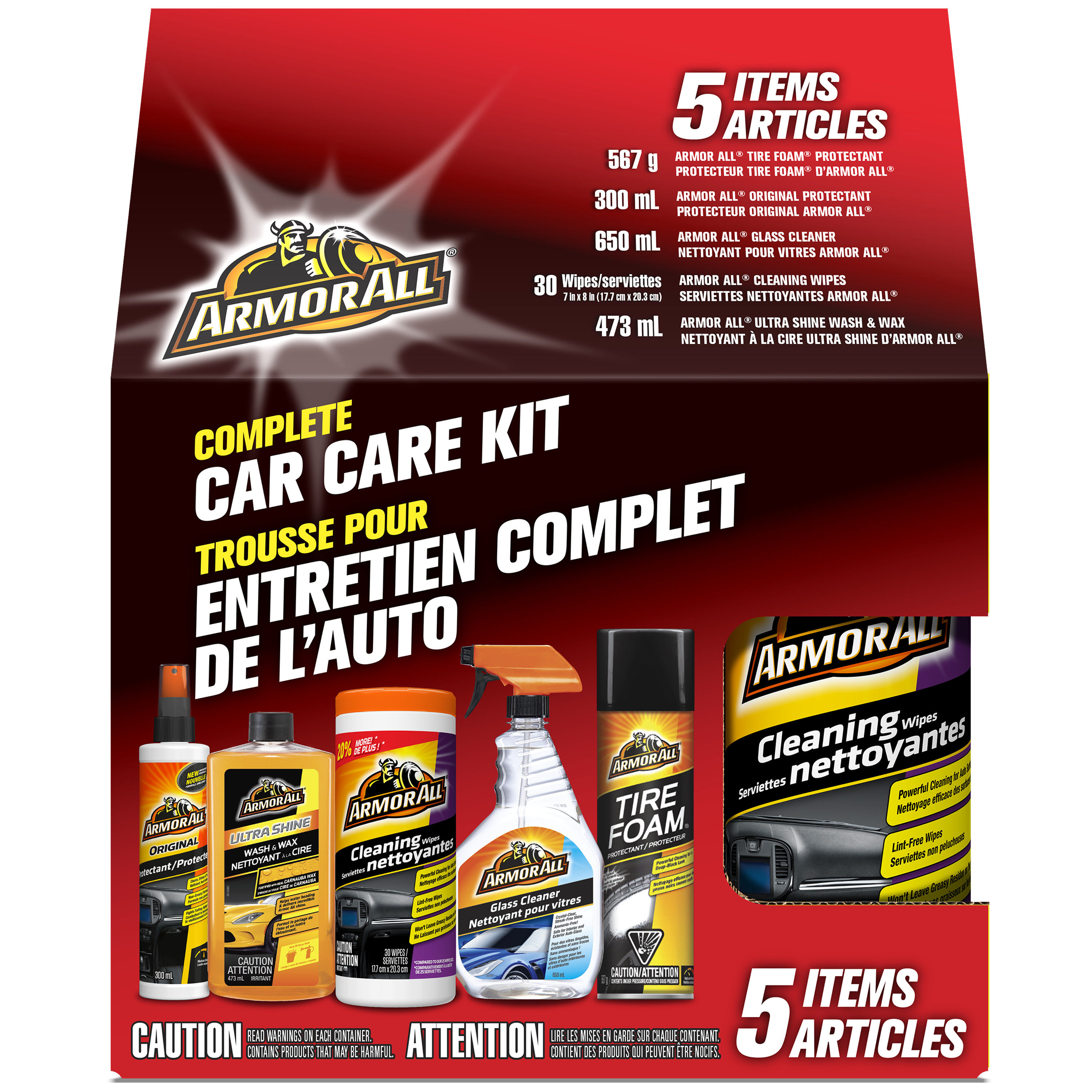 Complete Car Care 5 Piece Kit | #AAL18378 | Action Car and Truck ...
