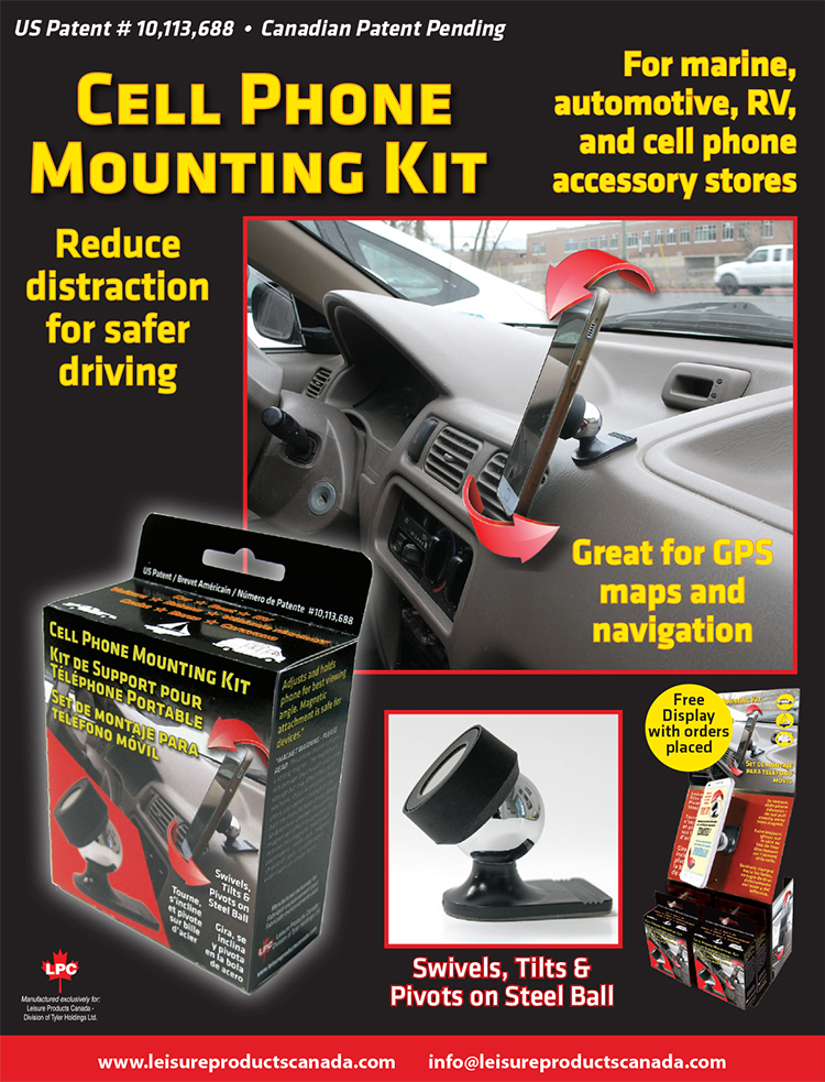 CELL PHONE MOUNTING KIT, WIDE BASE DASHBOARD | #CMK-DD | Action Car and ...