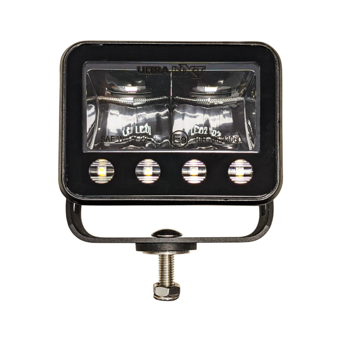 ULTRA NXT Dual Lamp Kit LED Auxiliary High Beam & Amber Warning Lamp | #UNILW0438AW-2K | Action ...